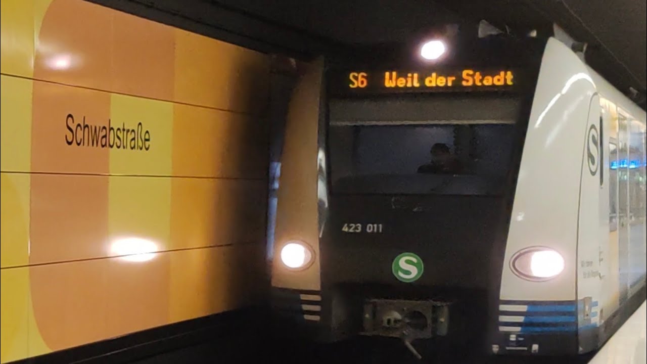 S-Bahnspotting at Stuttgart-Schwabstraße with S1,S2,S3,S4,S5,S6,S60 S ...