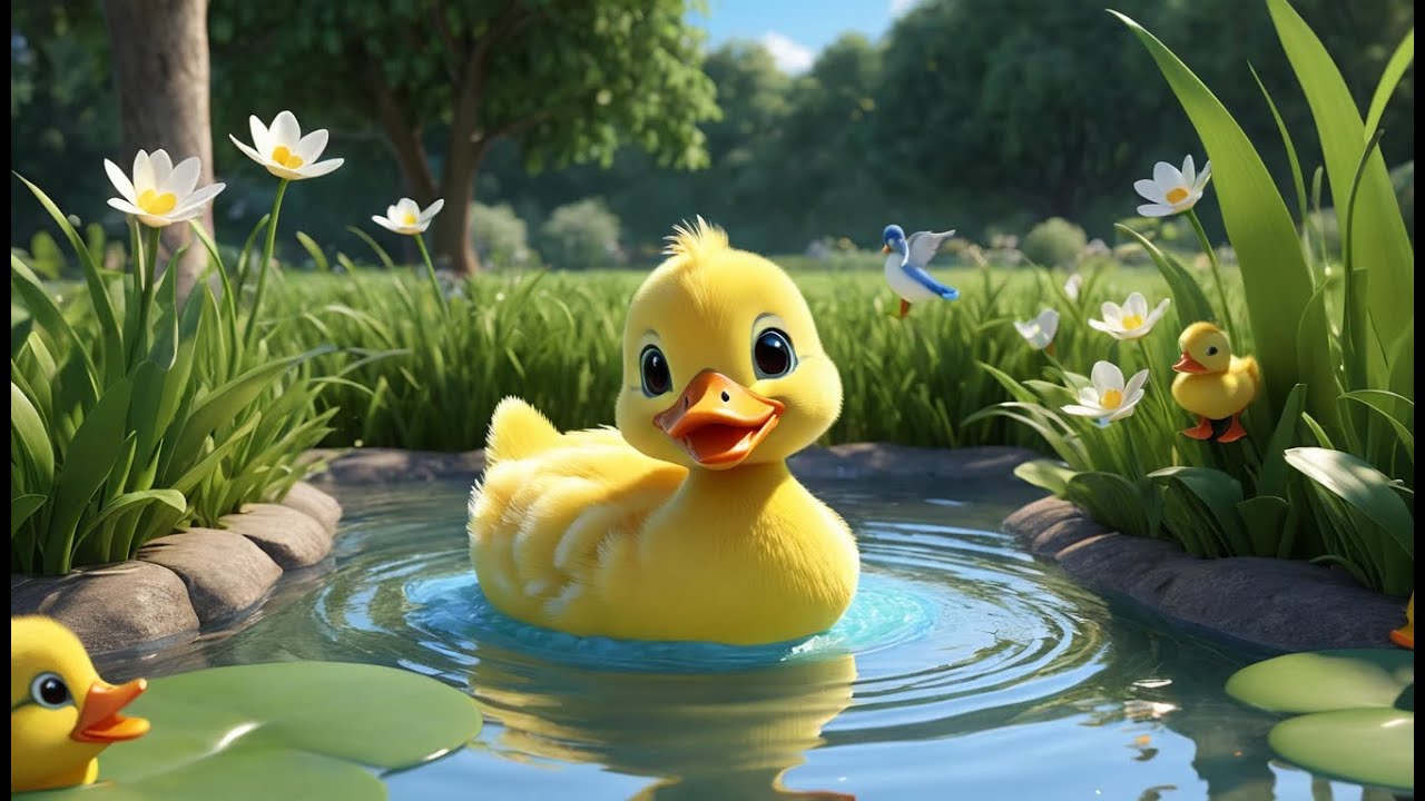 Baby Duck Quack Quack Quack | Adorable Duck Nursery Rhyme | Fun Toddler ...
