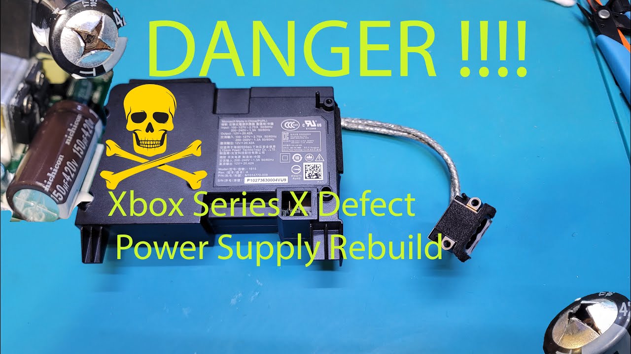 Xbox Series X Defect Power Supply Rebuild - YouTube