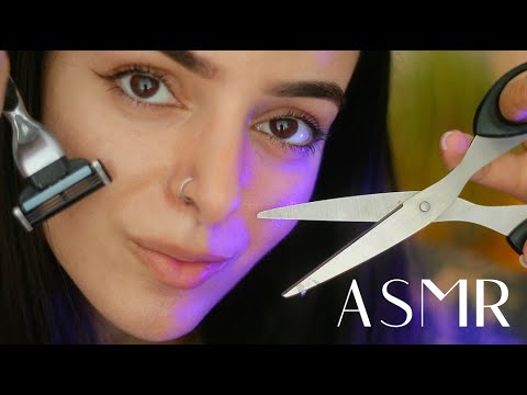 ASMR Men's Only Spa 💙 Facial, Haircut & Shave 💈 (Soft Spoken) - YouTube