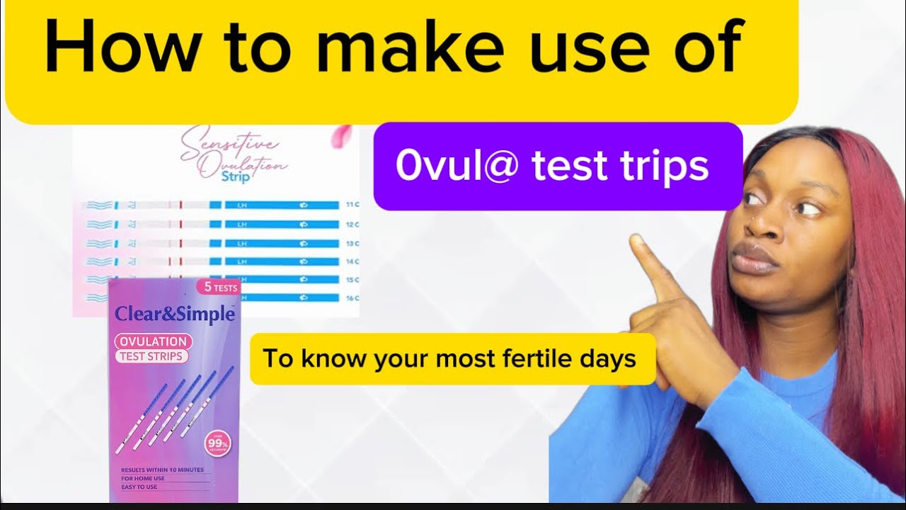 How to use ovulation test strips go check fertile days . - YouTube