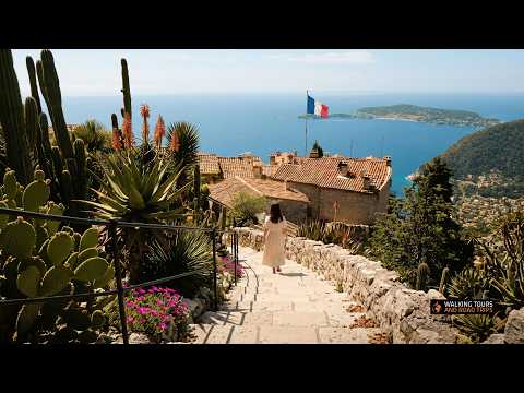 Burası Fransız Rivierası'nın En Güzel Köşesi mi? | Côte d'Azur 4K Yürüyüş Turu