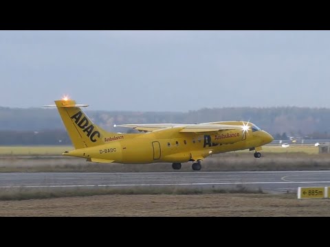 4K | D328JET - Aero-Dienst "ADAC" take off at EDJA-Memmingen Airport ...
