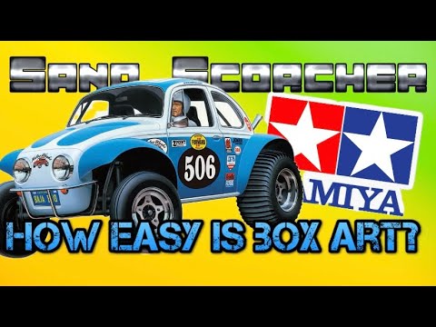 Tamiya Sand Scorcher - Painting the Body Shell - YouTube