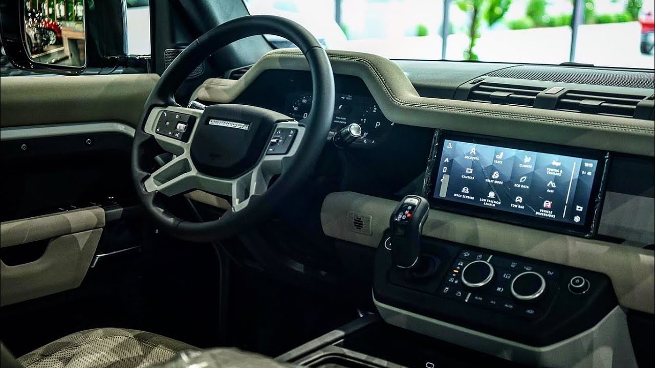 2020 Land Rover Defender Interior Review - YouTube