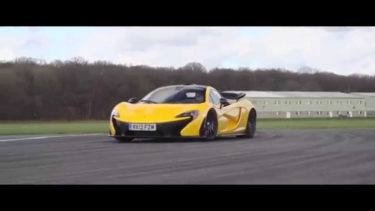 Mclaren P1 laped against top gear test track - YouTube