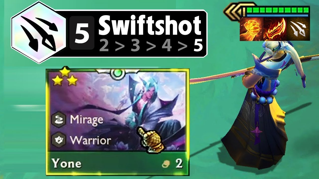 3 Star Yone + 5 Swiftshot is BROKENNN !!! TFT SET 7.5 - YouTube