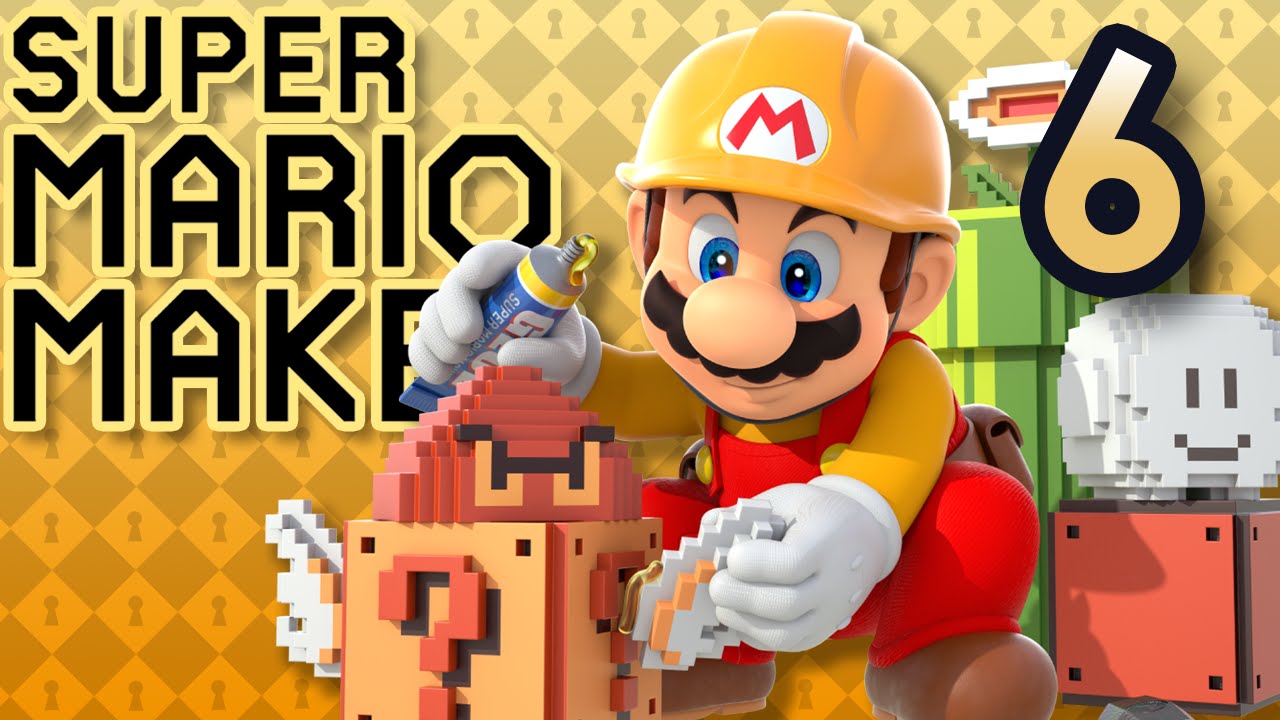 Super Mario Maker | Pillar Peril | PART 6 - KeyQuest - YouTube