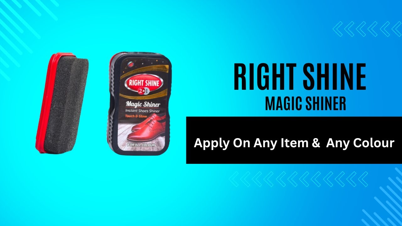 Right Shine Shoes Polish Magic Shiner Polish Brush - YouTube