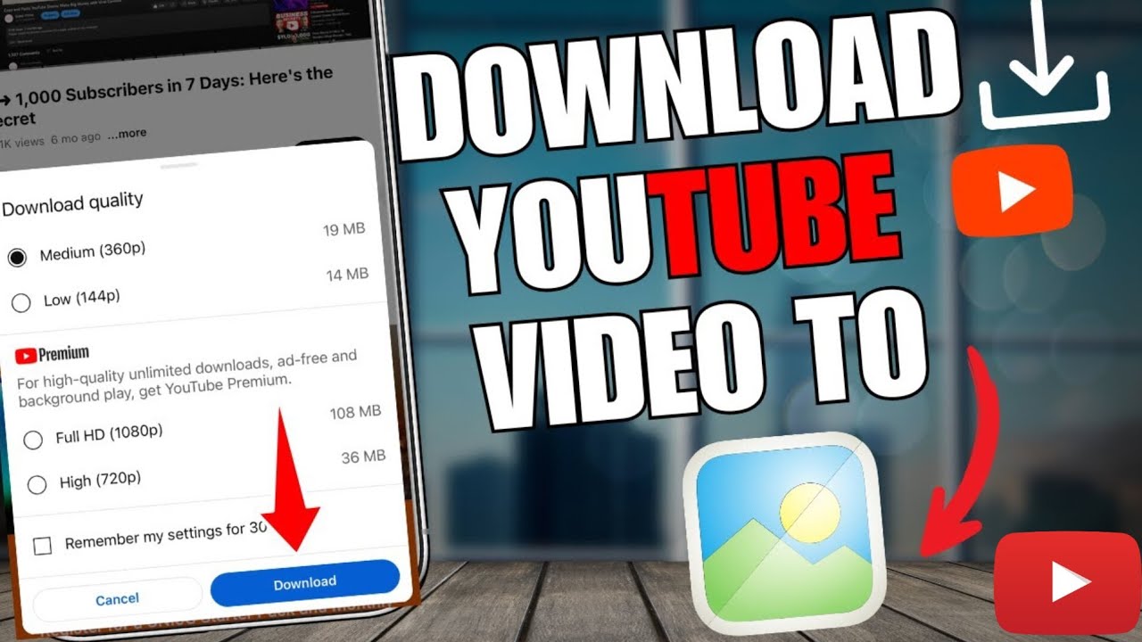 How to Download Youtube Video to Gallery Without Any App in 2024 ...