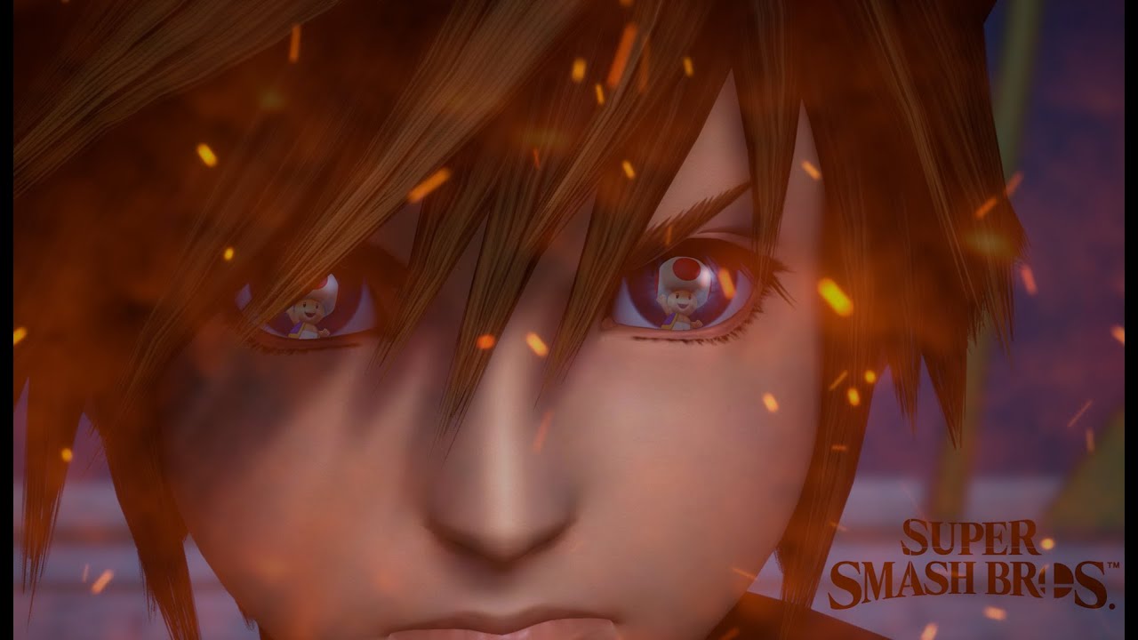 Super Smash Bros™ - Sora vs God Mode Toad - YouTube