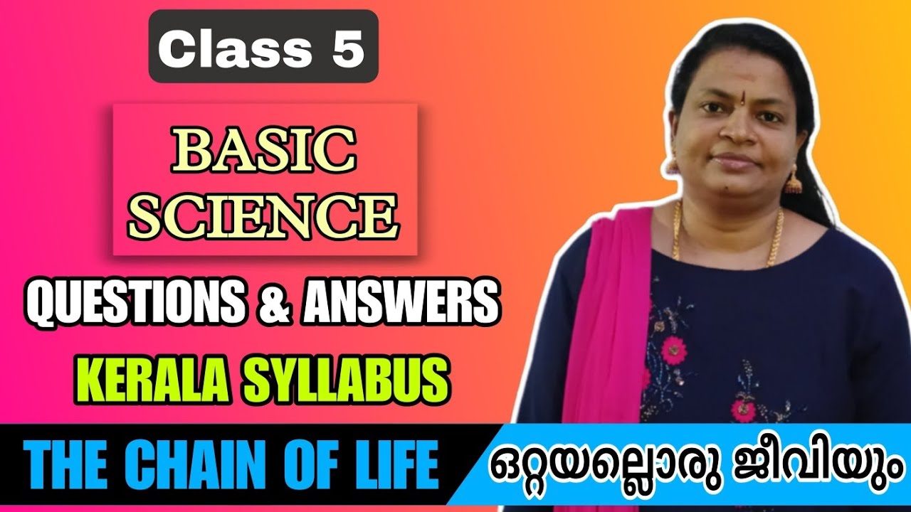 THE CHAIN OF LIFE | BASIC SCIENCE | QUESTIONS AND ANSWERS | Class 5 ...