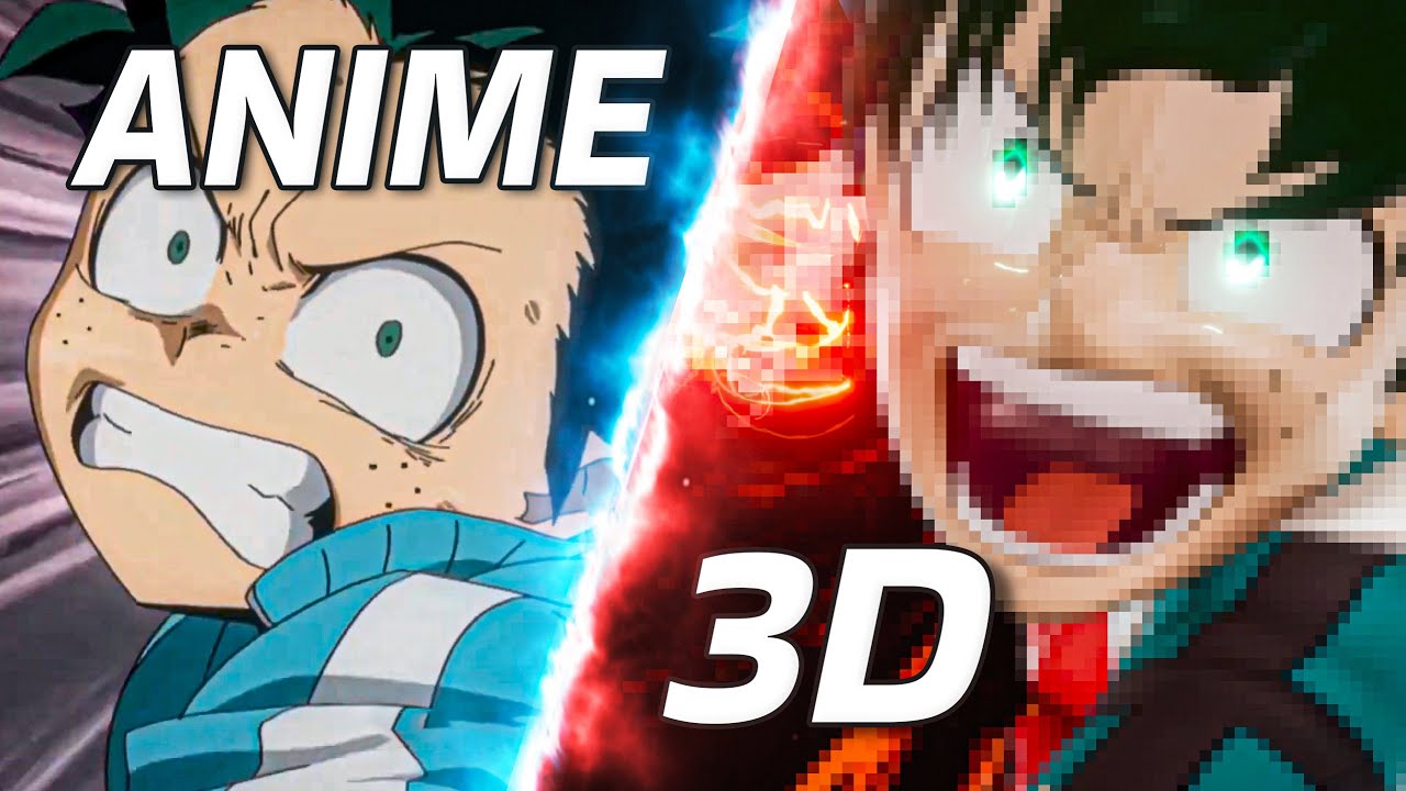I Made My Hero Academia Anime in 3D - YouTube