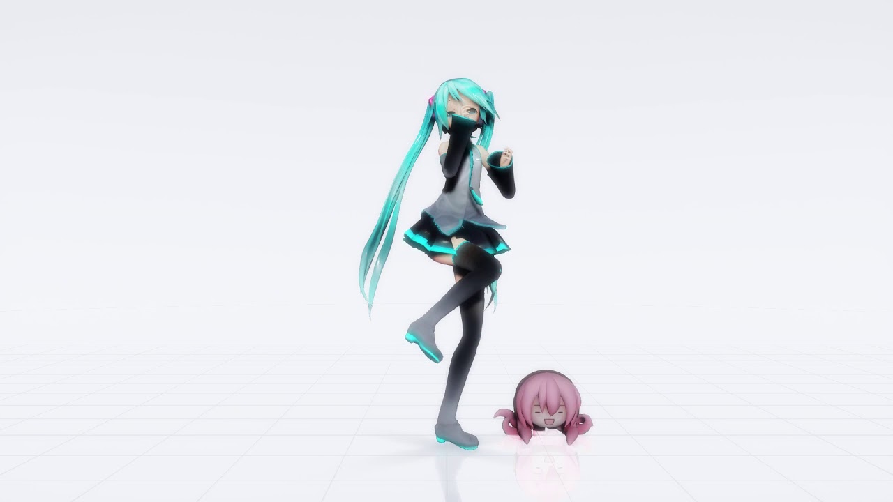 [MMD] Cute Walk Cycle Animation Practice[LOOP] - YouTube