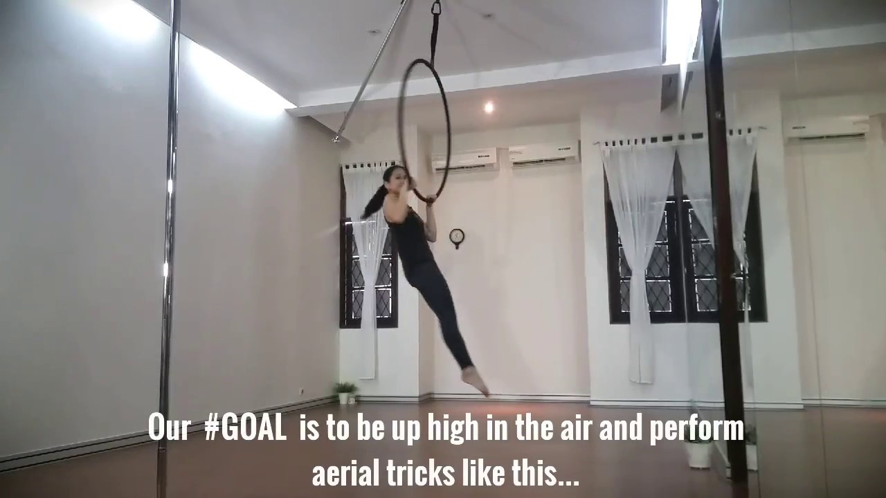 Aerial Hoop for Beginner - YouTube