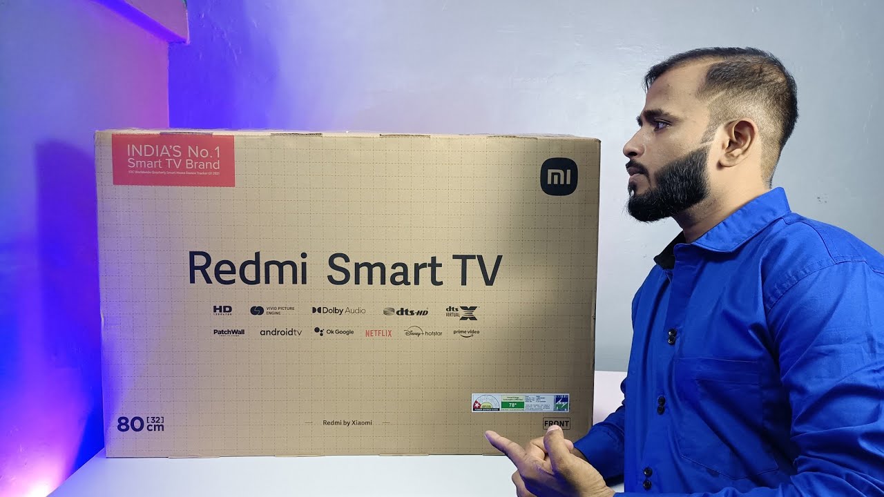 Redmi Smart Tv 32 Inch Unboxing 2021- Amazon first sale Unit | Android ...