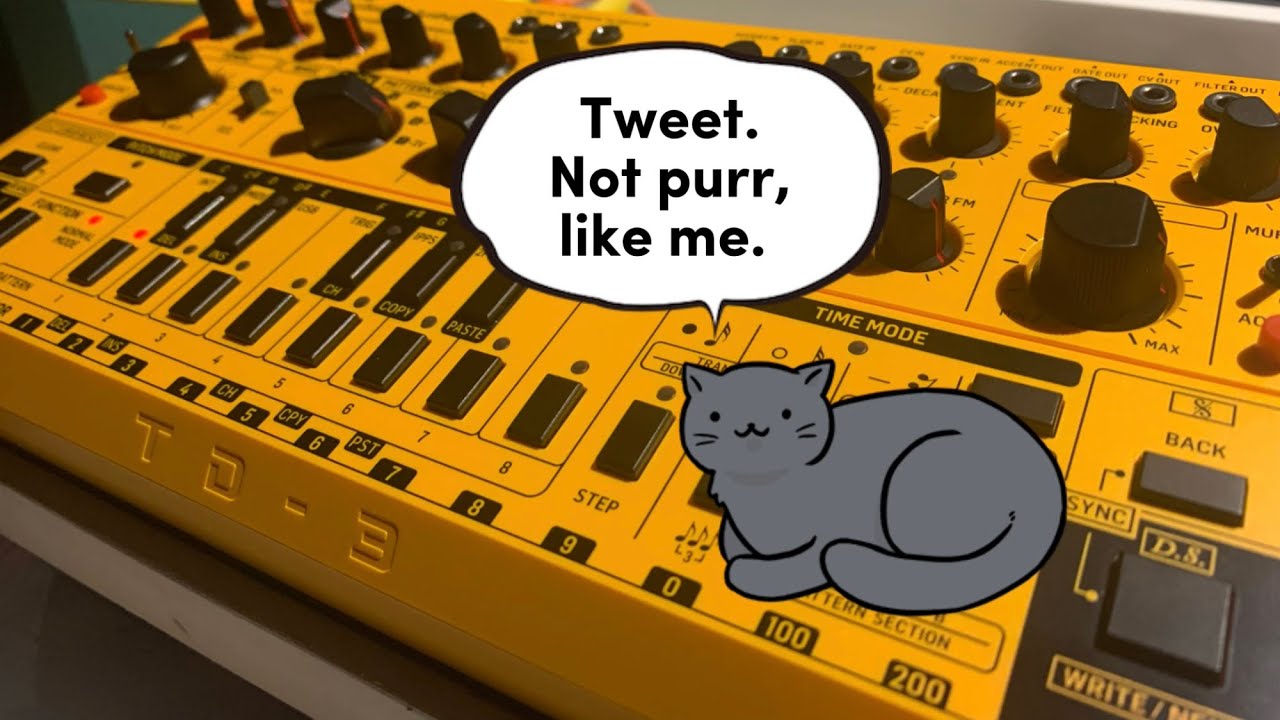 How to make TD-3-MO tweet like a bird - YouTube