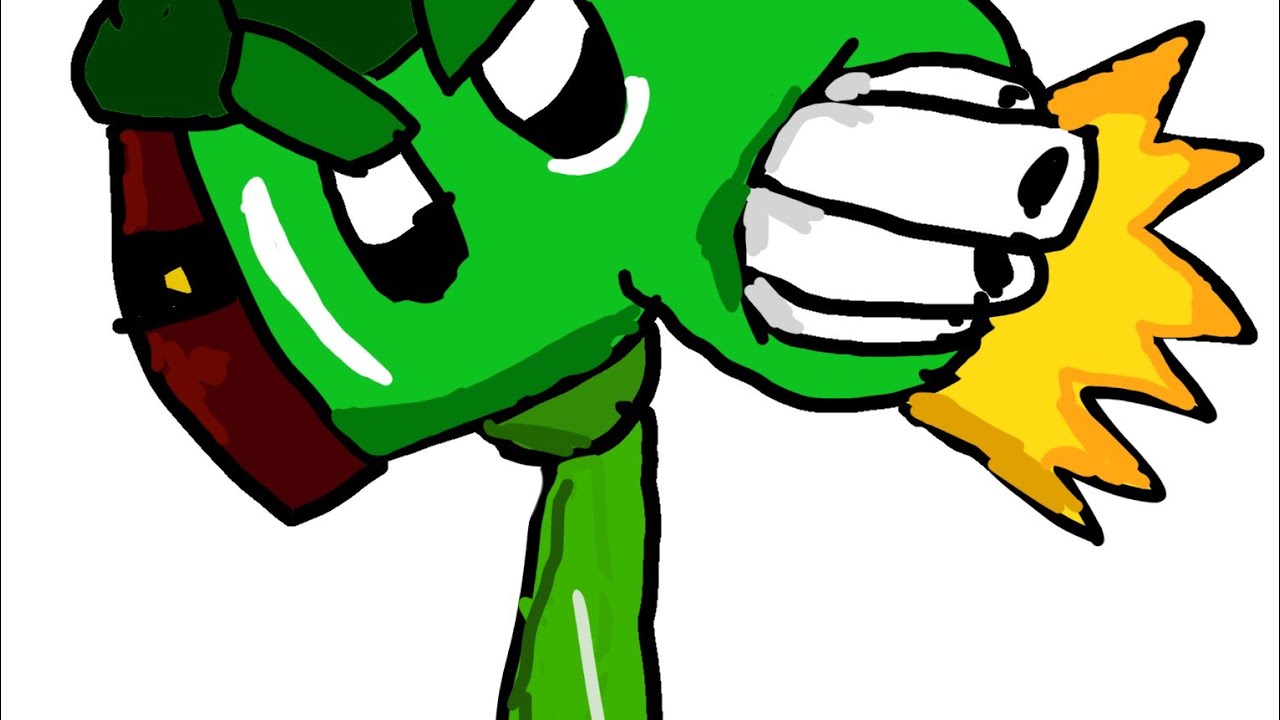 fnf Gatling pea v1 part 1 - YouTube