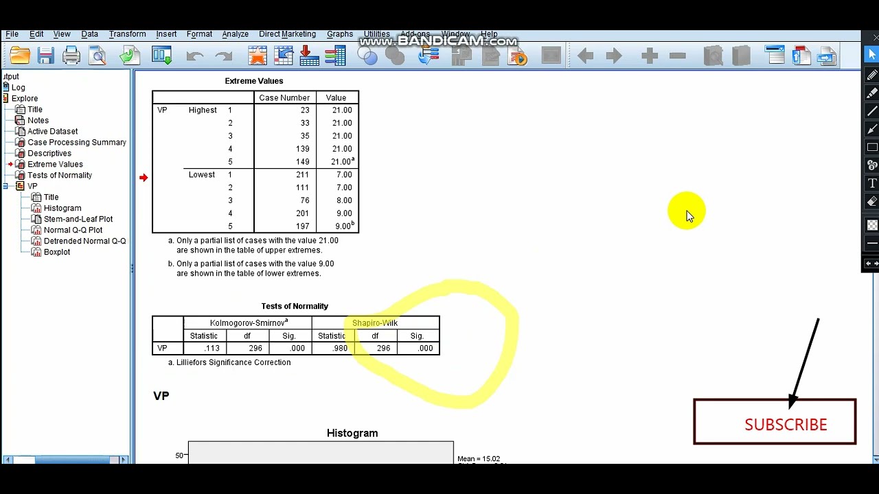 How to do Shapiro-Wilk normality assumption test in SPSS ( Amharic ...
