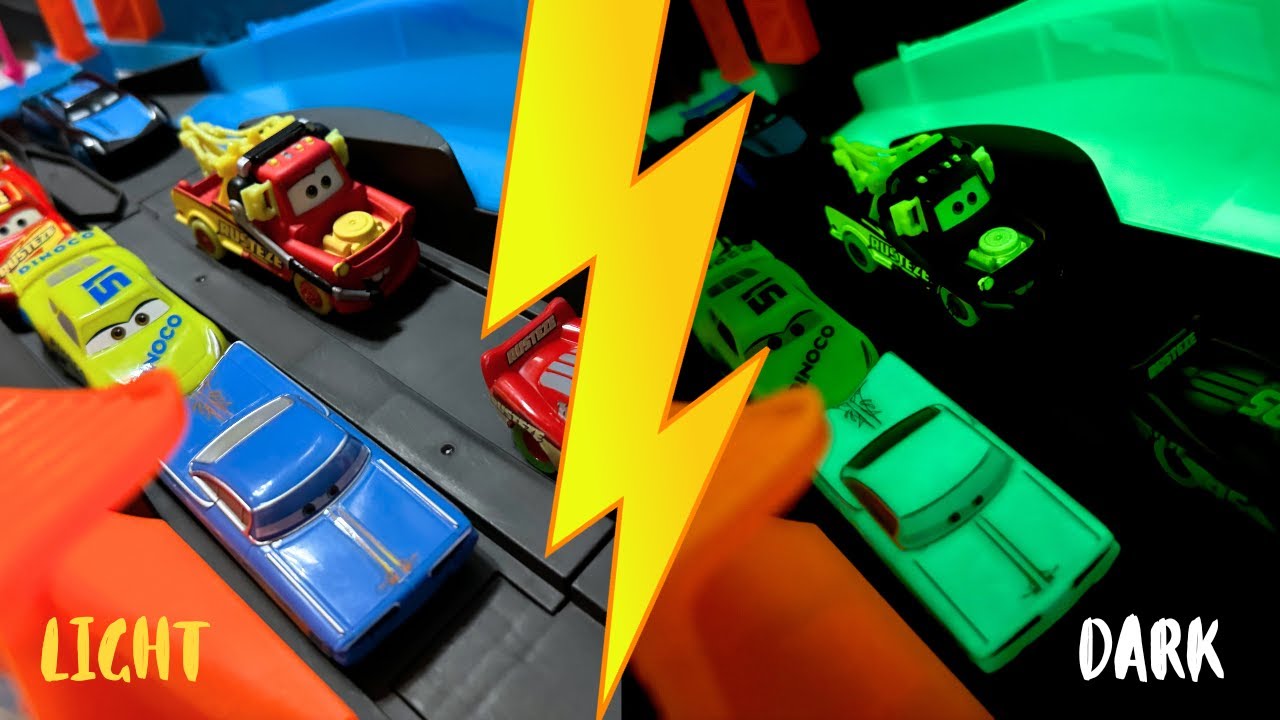 Glowing Race Adventure | Have Fun & Learn Colors with glow racers ...