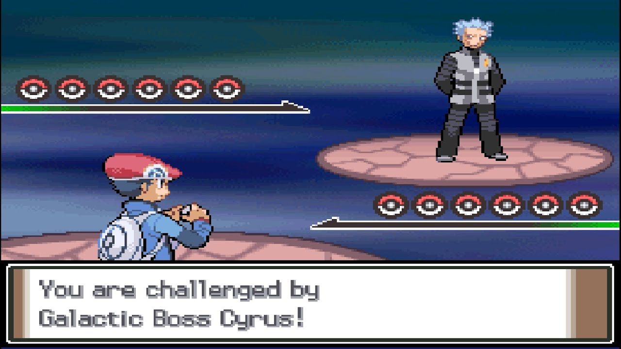 Pokemon Azure Platinum • Galactic Boss Cyrus - Distortion World - YouTube