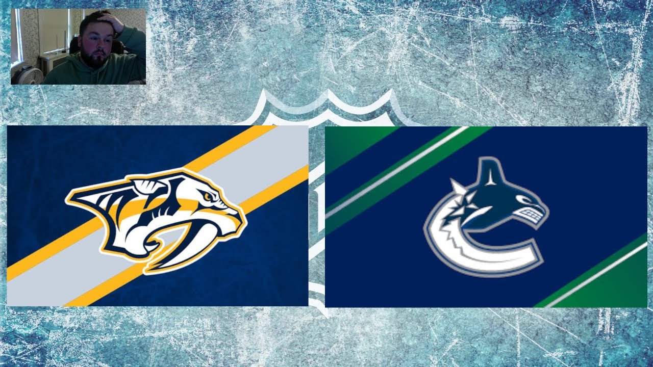 Vancouver Canucks vs Nashville Predators Series Preview - NHL Playoffs ...