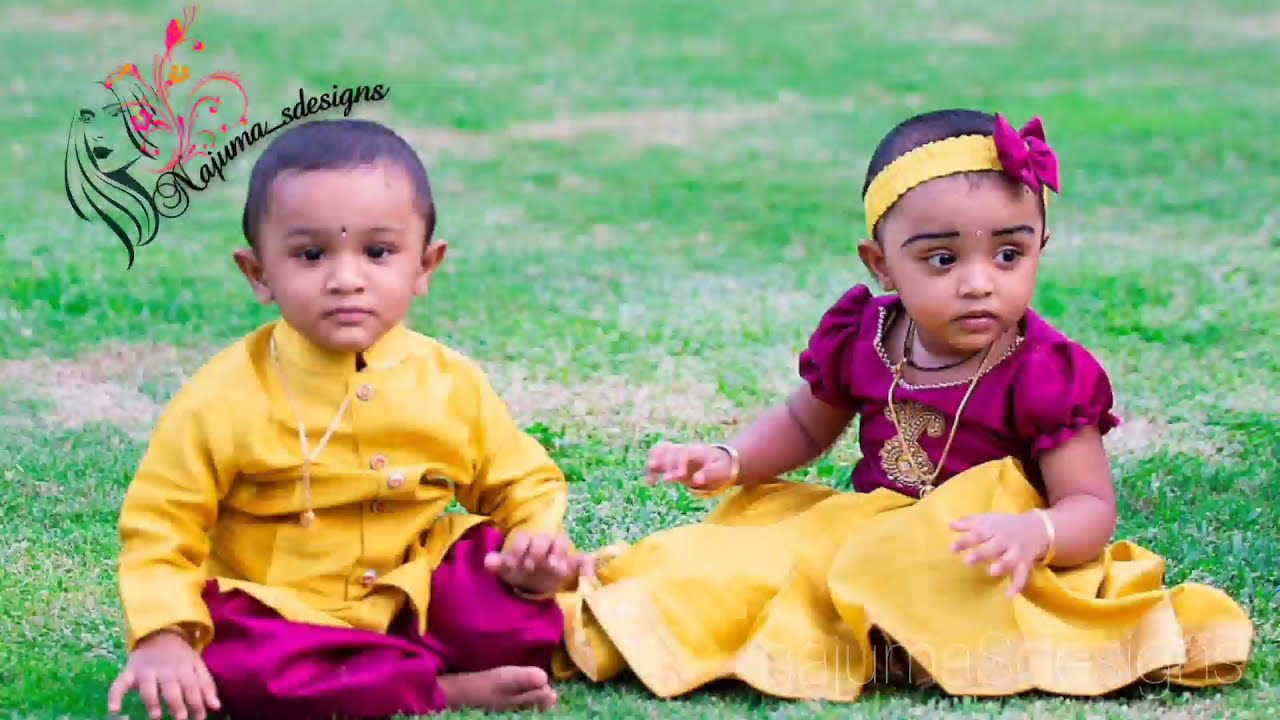Vishu kids dress | Twins designs | najumaS designs - YouTube