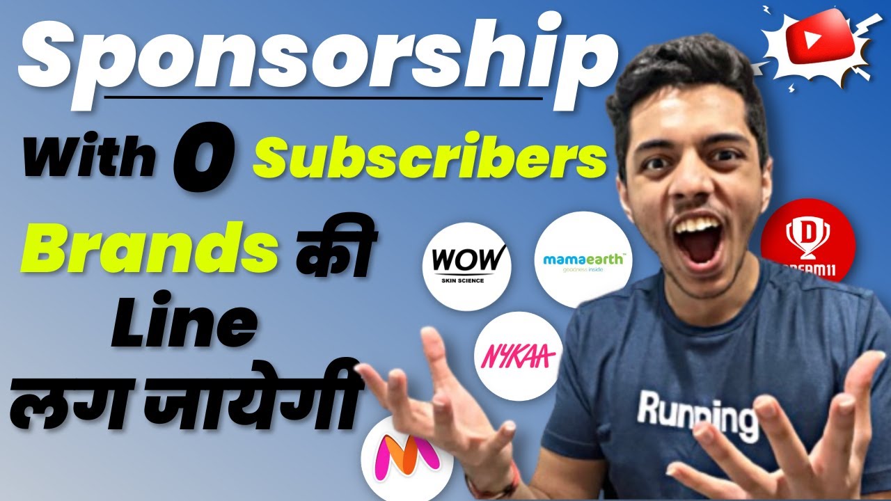 How To Get Sponsorship On YouTube With 0 Subscribers in 2023 😍 - YouTube