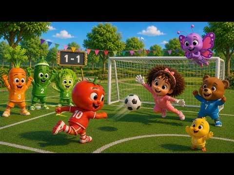 🥕Sebzeler Spor Yapıyor│Eğlenceli Çocuk Şarkısı│Zeynep Minoş ve Arkadaşları