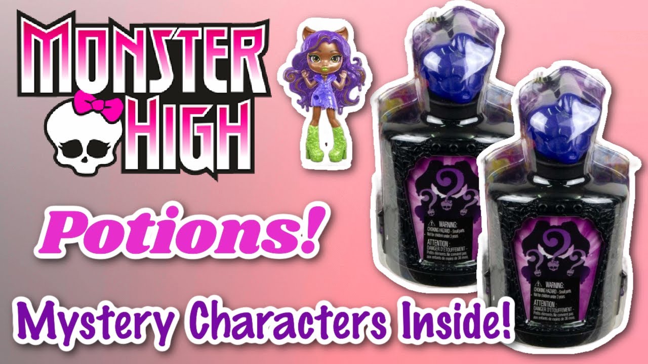 Opening Monster High Potion Bottles! Mystery Character Hidden Inside ...