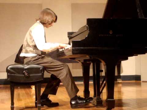 Bach Piano Recital at Mannes College May 2012 age 13