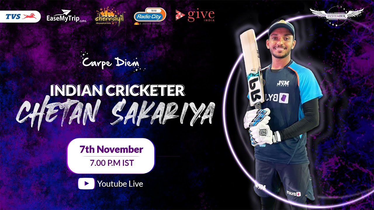 Chetan Sakariya | Indian Cricketer | Carpe Diem - YouTube