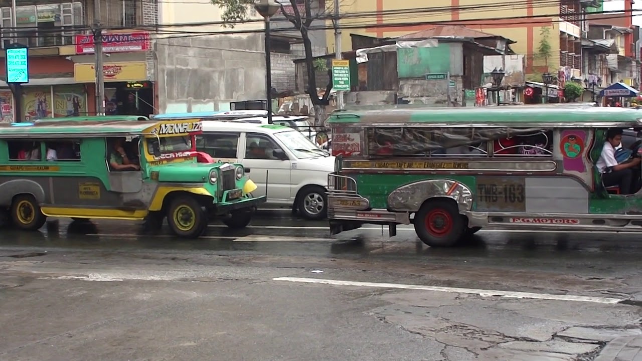File footage - España jeepney ride (Manila; 01-07-2015) HD - YouTube
