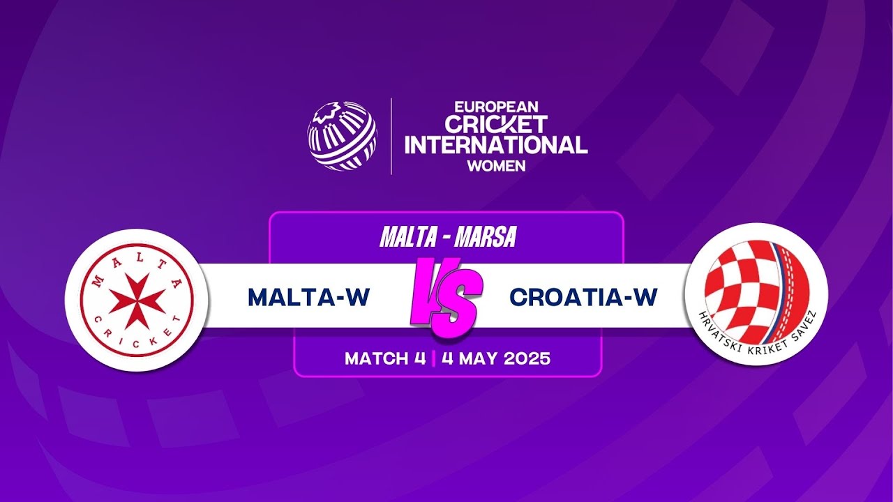 Match 4 - MLT-W vs CRO-W | Highlights | ECI-W Malta-Croatia, 2025 | 4 ...