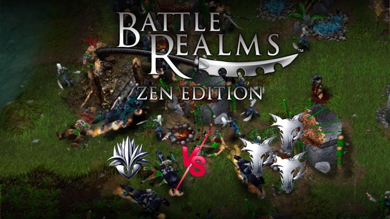 Battle Realms: Zen Edition - 1 vs 3 (OpenBeta 1.58.2 Skirmish) - YouTube