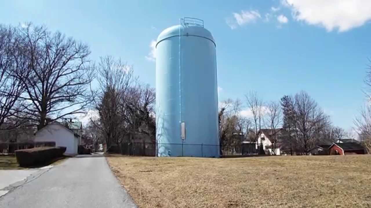 500,000 Gallon 70 H x 35 D Welded Steel Water Storage Stand Pipe - YouTube