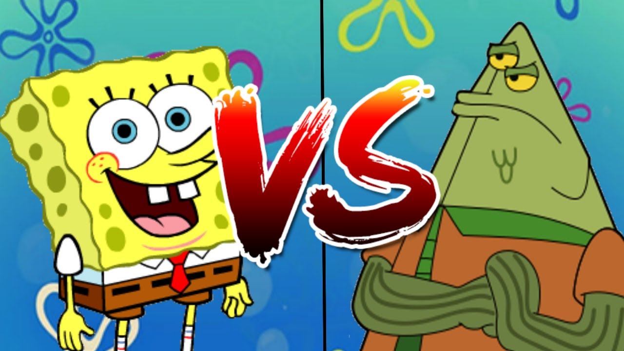 SpongeBob VS Flats Bully In The Alley - YouTube
