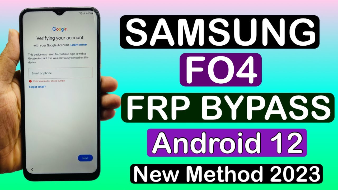 F04 FRP Bypass 2023-Samsung Galaxy F04 (E045F) FRP Bypass.Remove Google ...