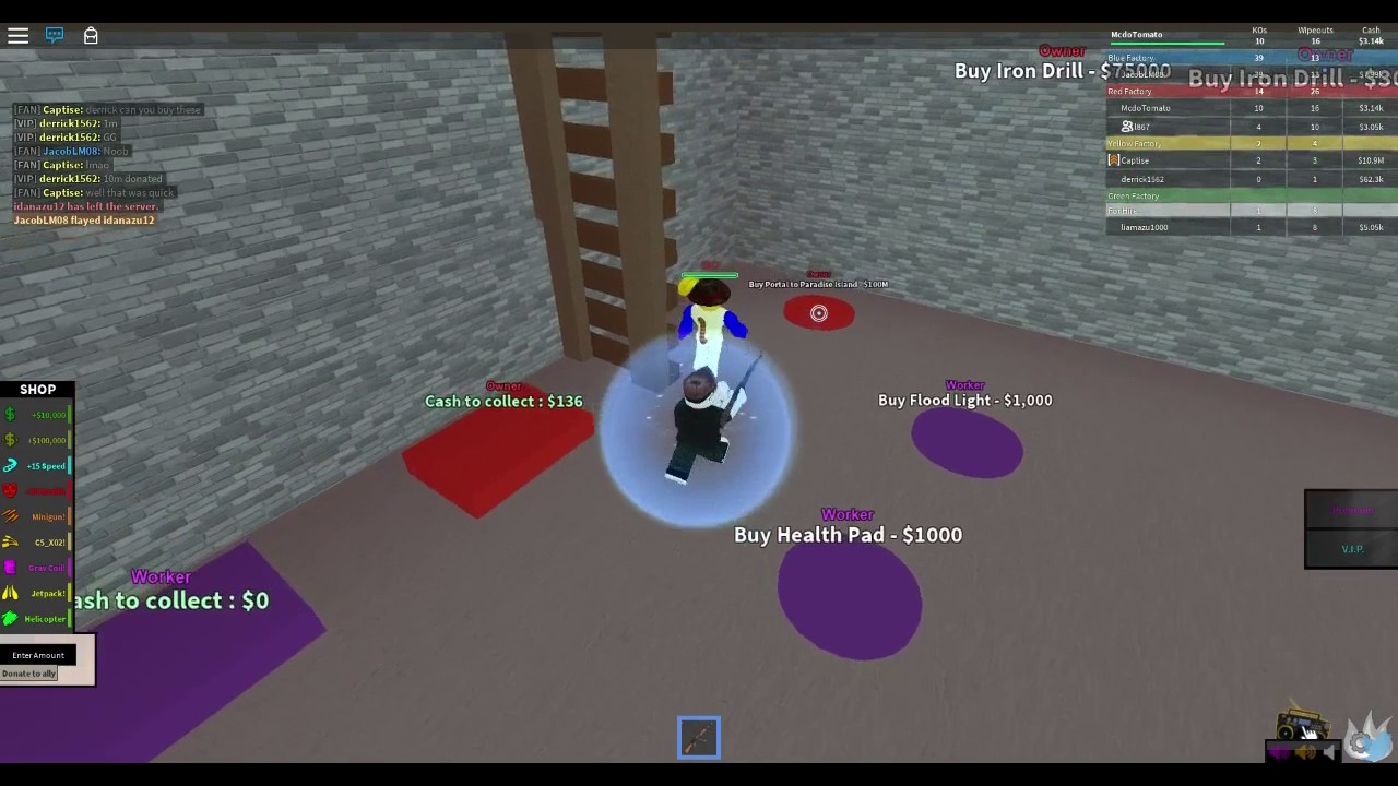 Two Player Gun Factory (Collaboration) - Roblox Game Client (2/2) - YouTube