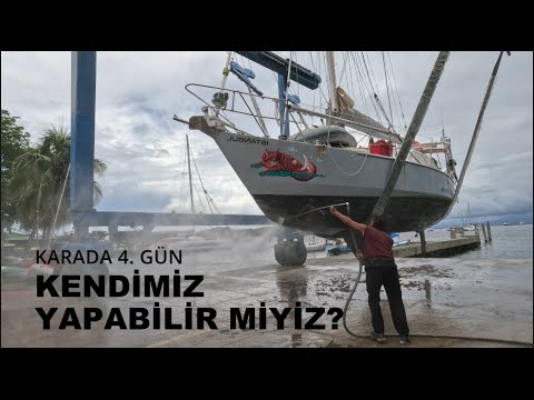 #41 - Karada 4. Gün - Teknedeki Tüm İşleri Tek Başımıza Yapmayı Becerebilecek miyiz?