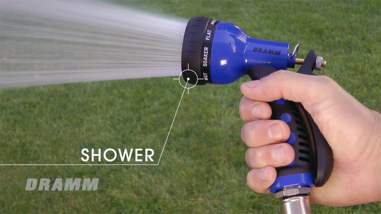 Dramm Revolver Spray Gun Spray Patterns - YouTube