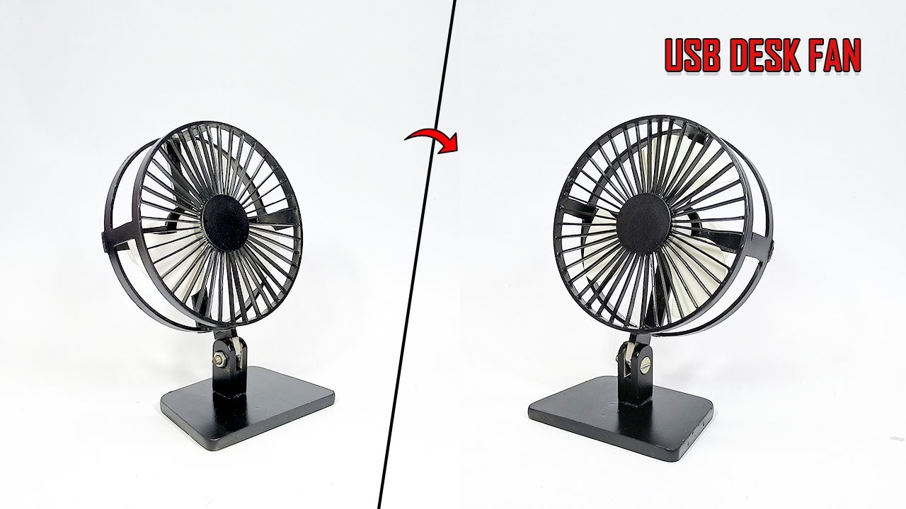 How to make USB Cooling fan at home - USB Desk fan - Xack Projects ...