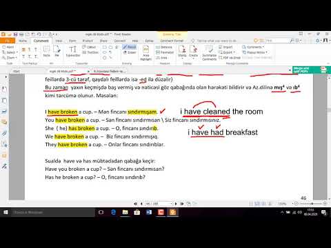 Present Perfect   Indiki bitmis zaman