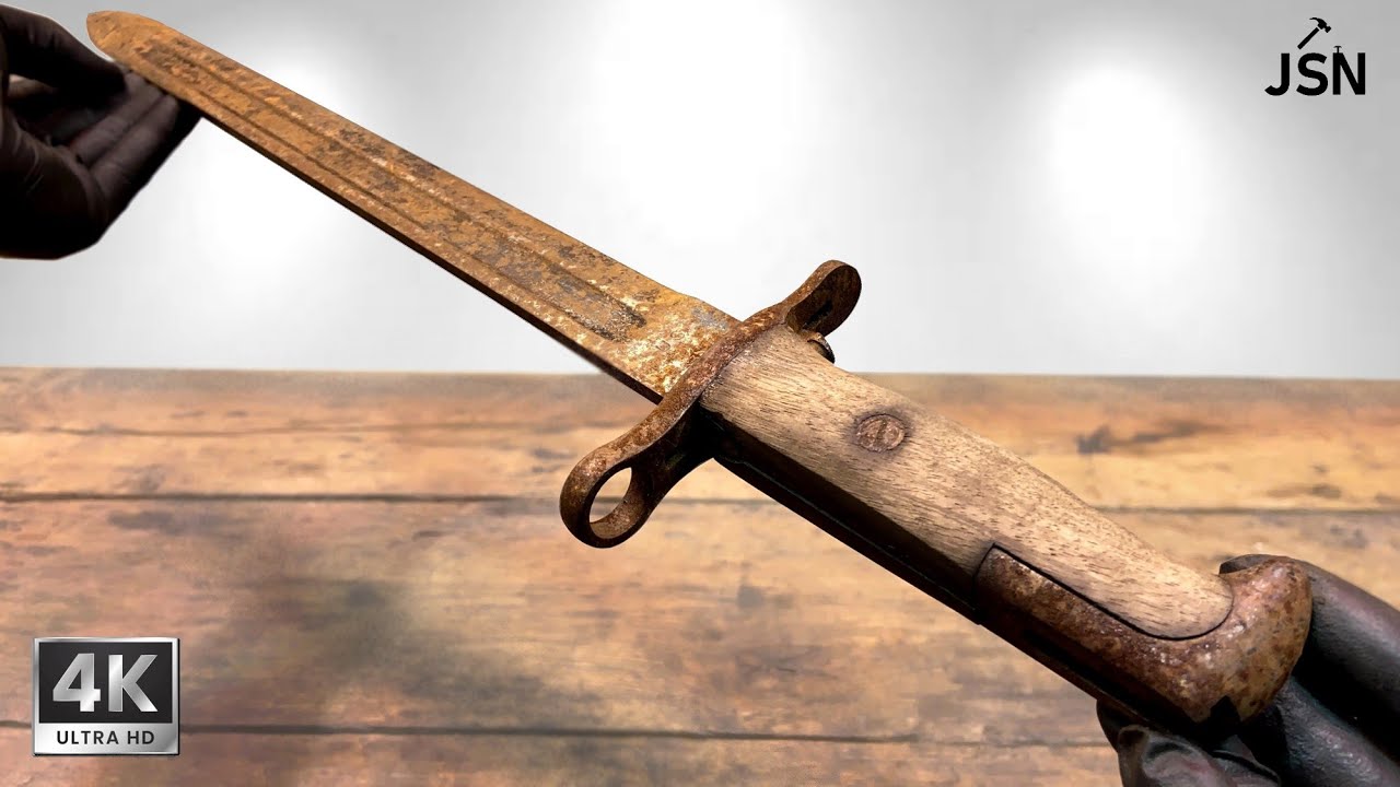 WW1 - Restoration of bayonet, turning a rusty relic into a piece of ...