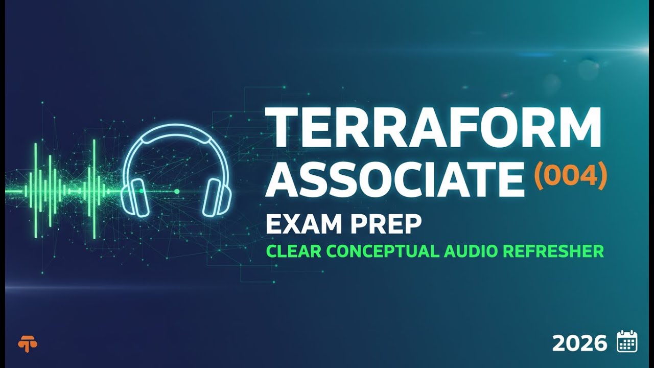 Terraform Associate (004) Exam Prep – Clear Conceptual Audio Refresher (2026) - YouTube