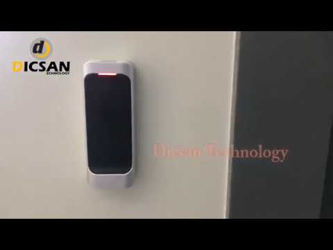 door access control slide door - YouTube