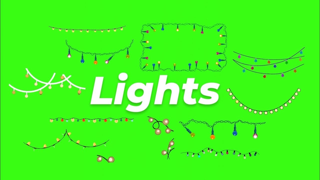 Animated Lights GIF Green Screen Pack (Free Download) - YouTube