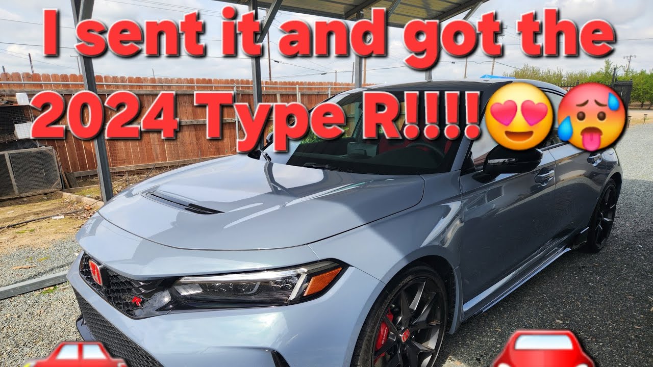 Quick talk and walk around of my 2024 Type R!! - YouTube