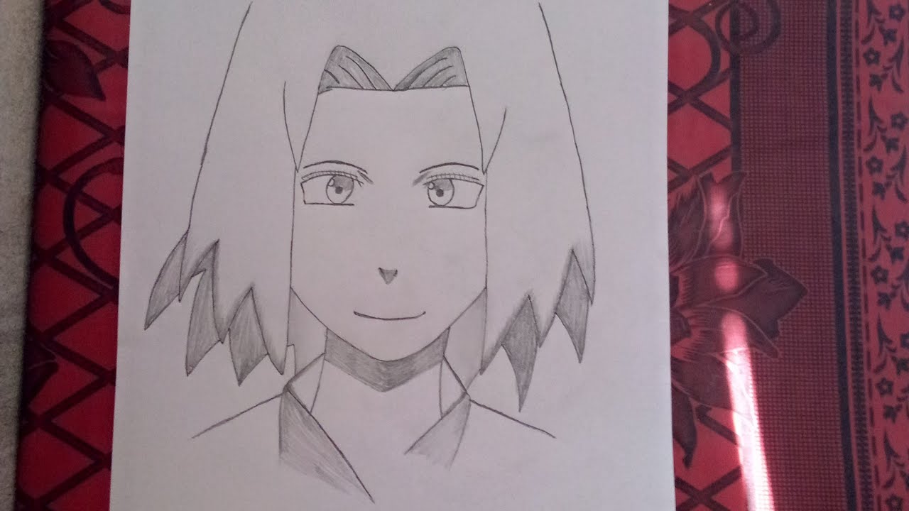 How To Draw Sakura Haruno Step by Step||Easy. Anime Drawing||Anime ...