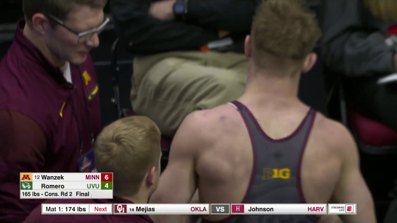 2018 NCAA Wrestling 165lbs: Nick Wanzek (Minnesota) dec Demetrius ...